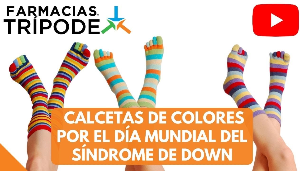 Calcetines de colores en el Día Mundial del Síndrome de Down - YouTube