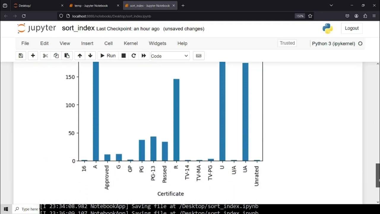 Sorting DataFrame in Pandas Using Index | Pandas Tutorial for Beginners in Hindi - YouTube