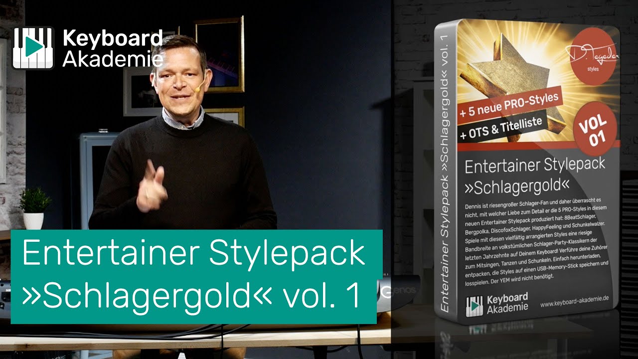 ⭐️ Entertainer Stylepack »Schlagergold« vol. 1 🌟 5 neue Schlager-Styles ...