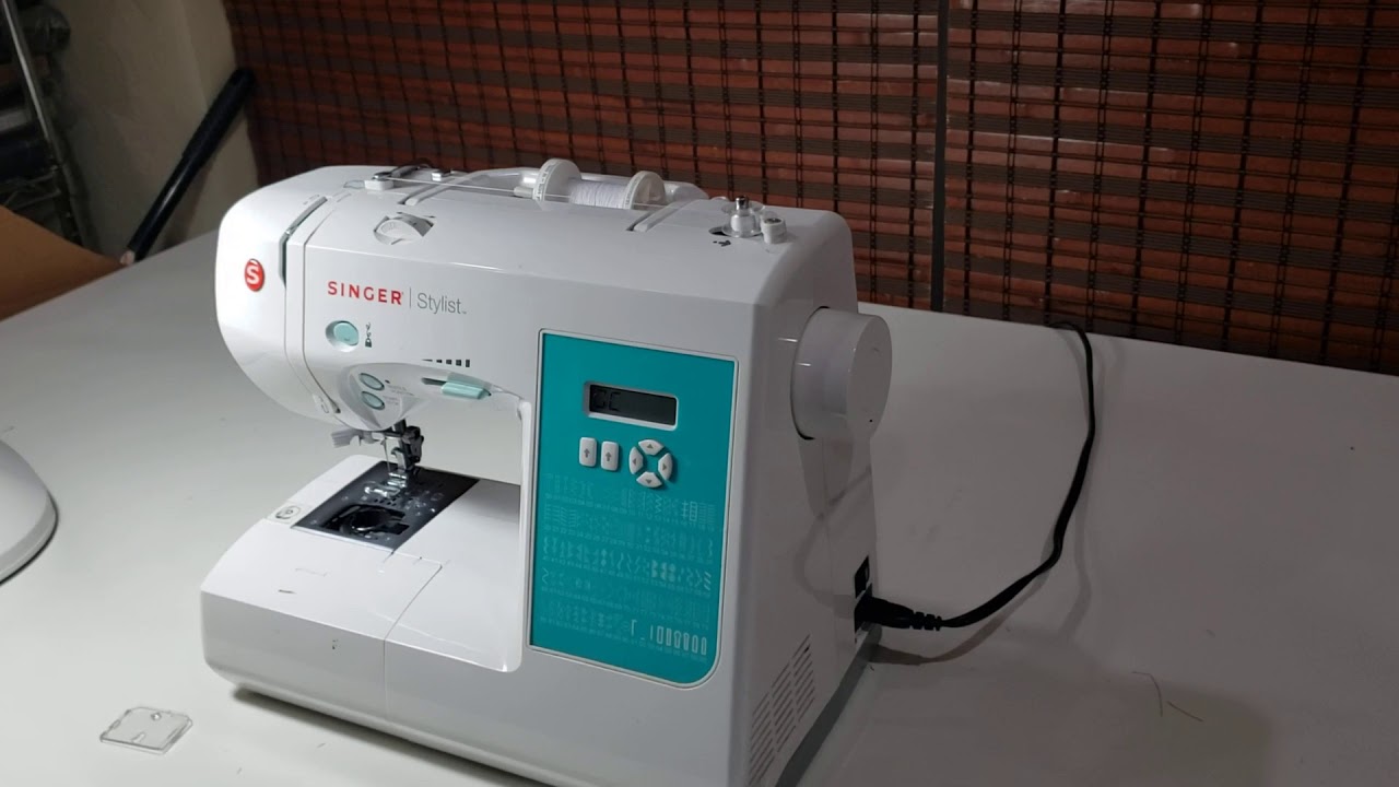How to thread Singer Stylist Sewing Machine - YouTube
