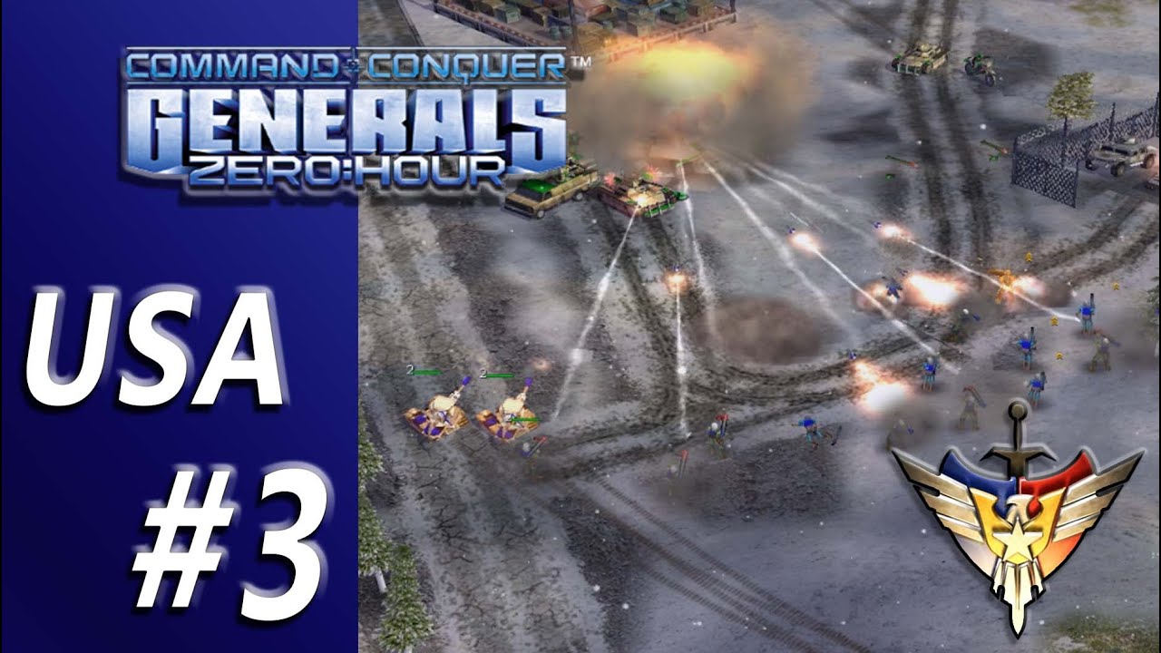 C&C Generals Zero Hour - USA - Mission 3 - Burtal - YouTube
