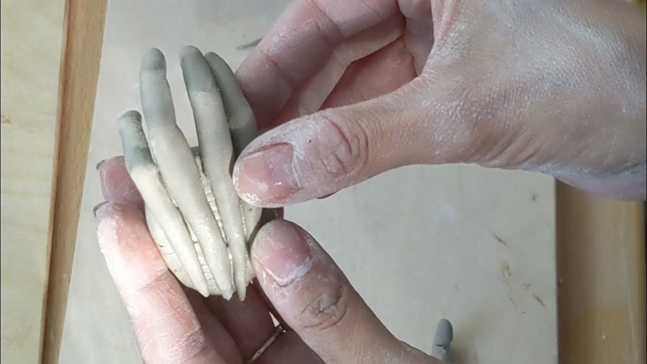 All Hands on Deck! Sculpting Human Hands in Ceramic Clay - YouTube