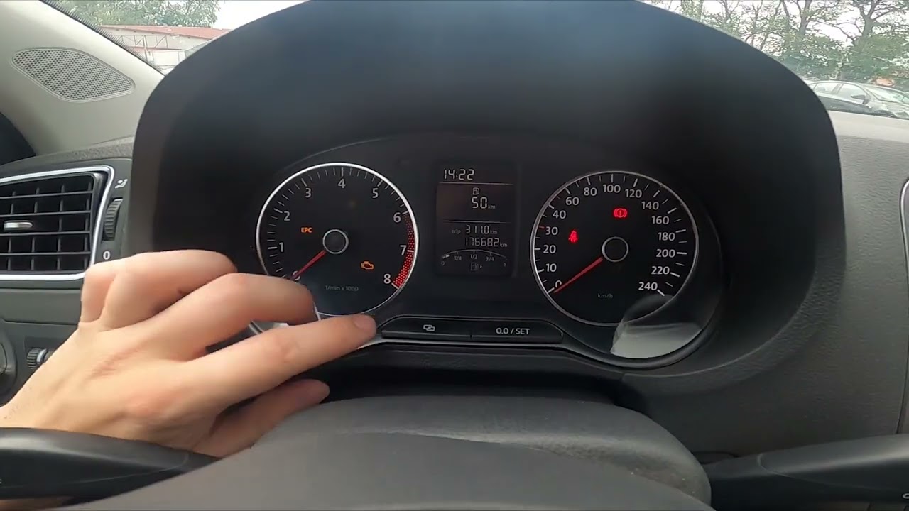 How to Enable or Disable Digital MPH Speedometer in Volkswagen Polo V ...