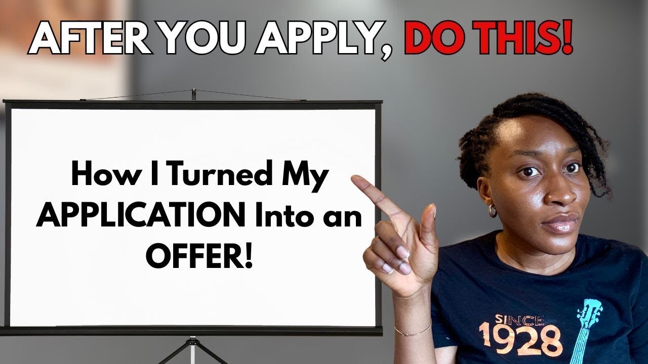 5 COMPULSORY Things to Do AFTER Applying for a Job | Job Search Tips to ...