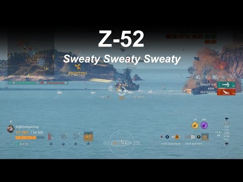 Z-52 Sweaty sweaty sweaty - World of Warships Legends - Stream ...