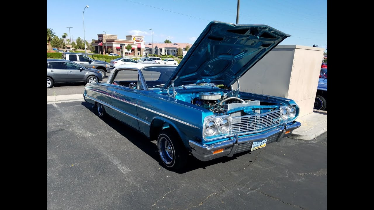 Stroll through car show, see 64 Impala, SMILE! - YouTube