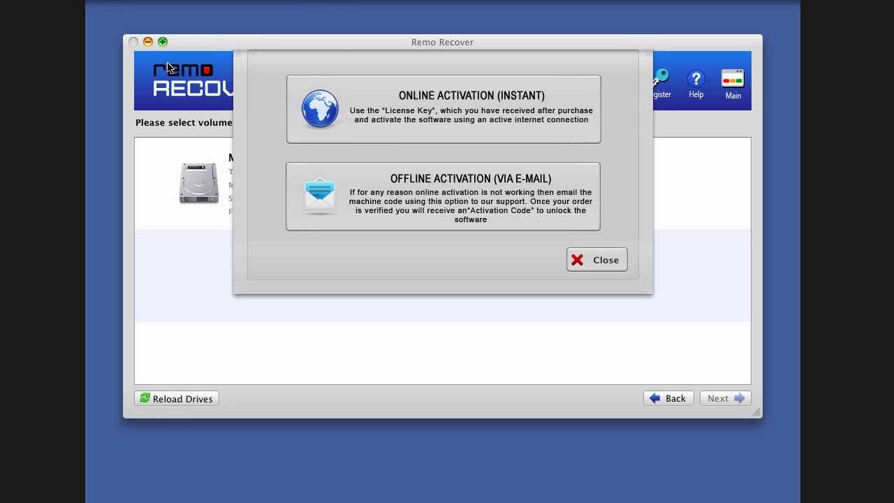How to activate Remo Software Mac applications online? - YouTube