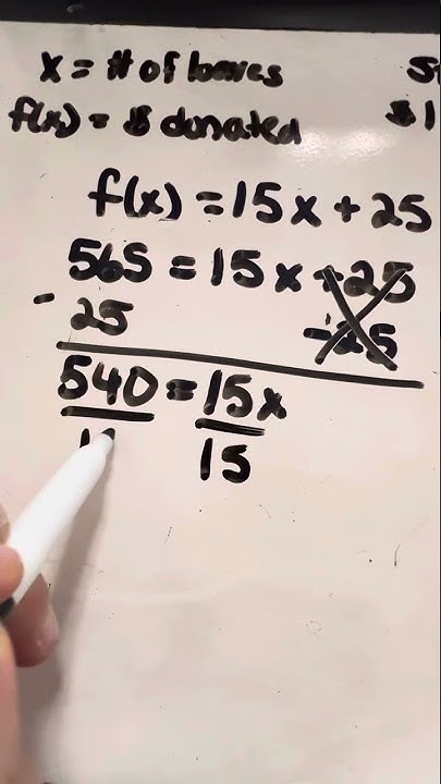 Using function notations to solve equations part 4 - YouTube