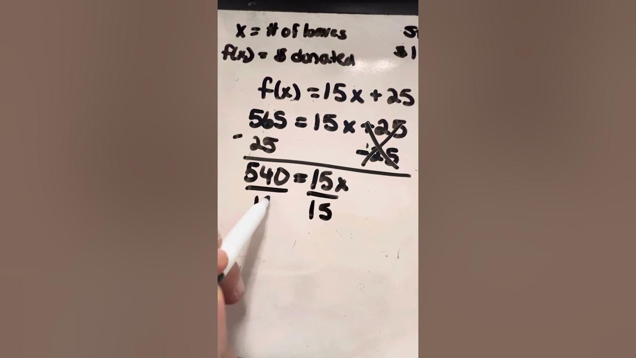 Using function notations to solve equations part 4 - YouTube