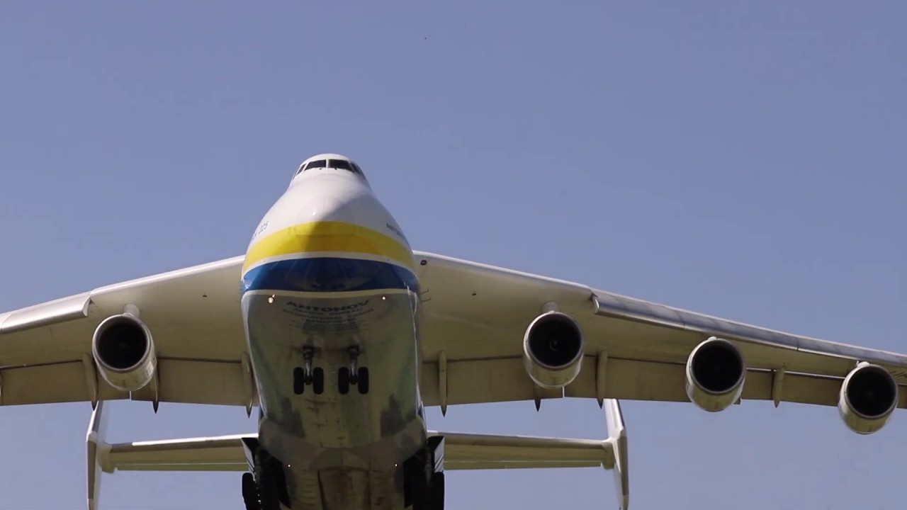 Antonov An-225 Mriya Takeoff/Landing at Gostomel / Антонов Ан-225 Мрія ...