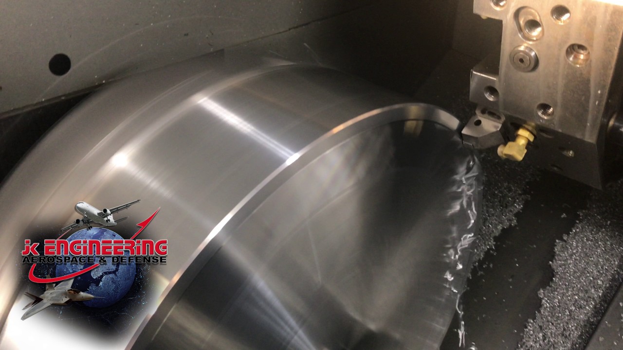 JK Engineering Large Lathe Turning - YouTube