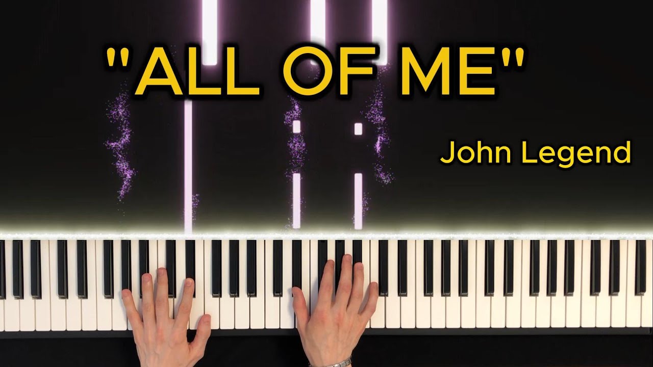 All of Me | Piano Solo | Sheet Music Available - YouTube
