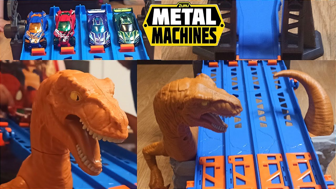 Metal Machines 4 Lane Raptor Attack - YouTube