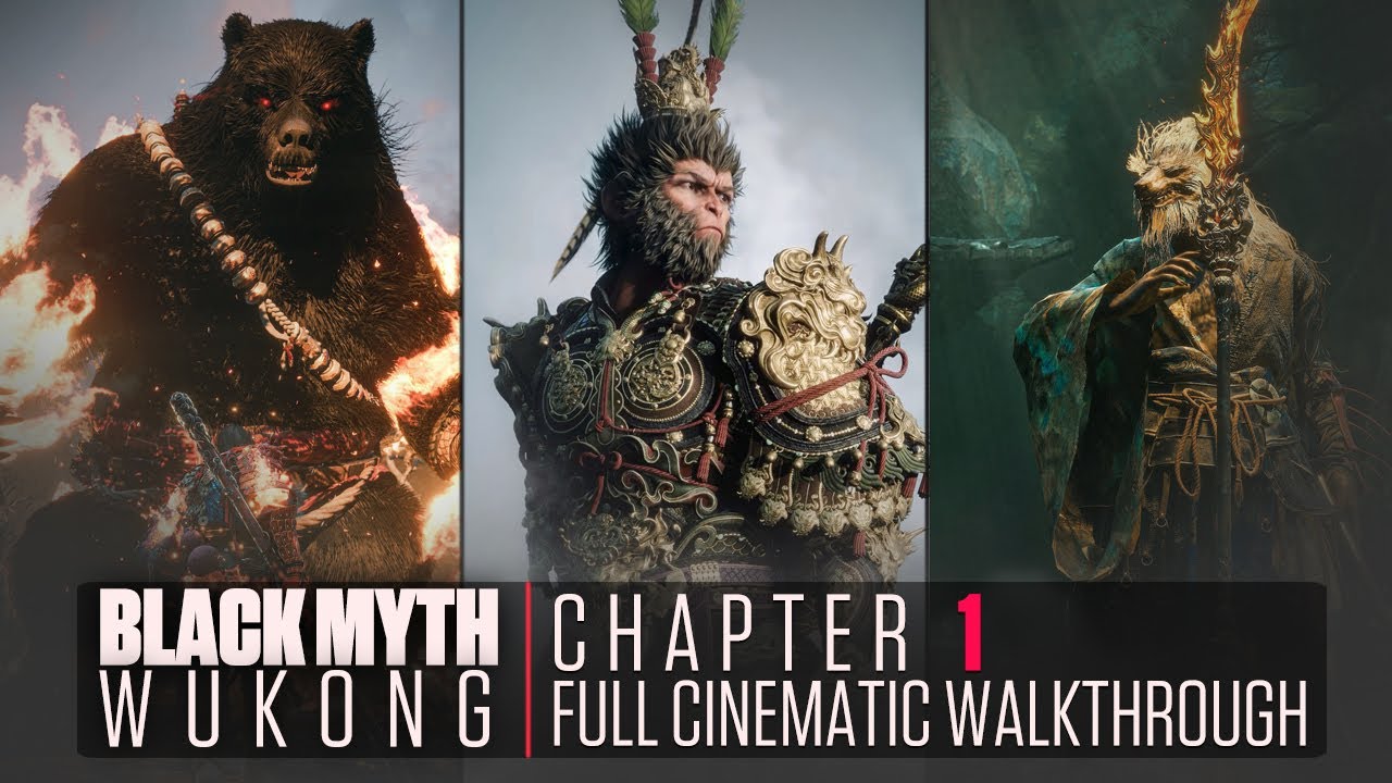 Black Myth: Wukong - Full Cinematic Walkthrough & Gameplay - Chapter 1 ...