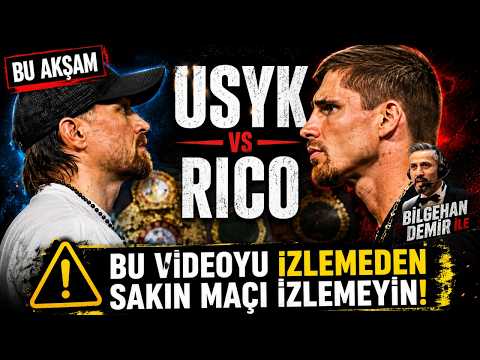 USYK ve RICO Unvan Maçına Saatler Kala Tüm Detaylar Burada! MISIR - Giza