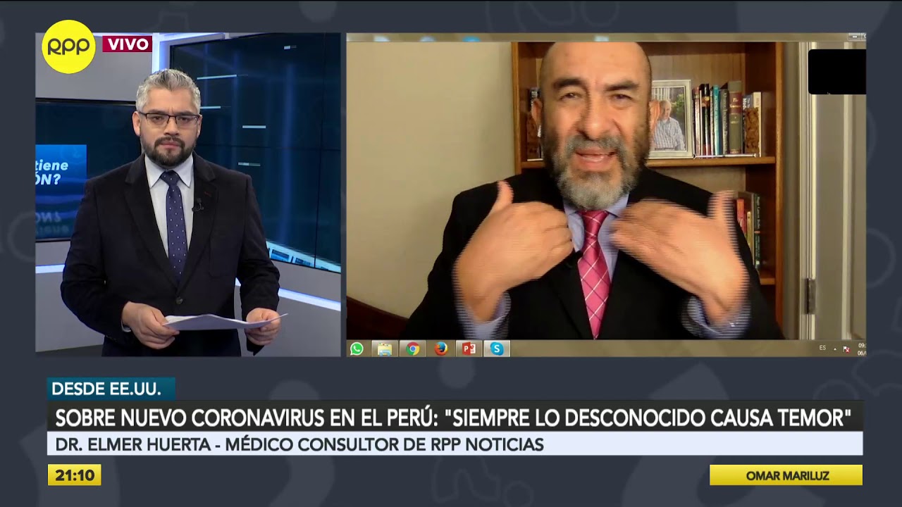"NO SALGA DE SU CASA": Dr. Elmer Huerta hace recomendaciones para los ...