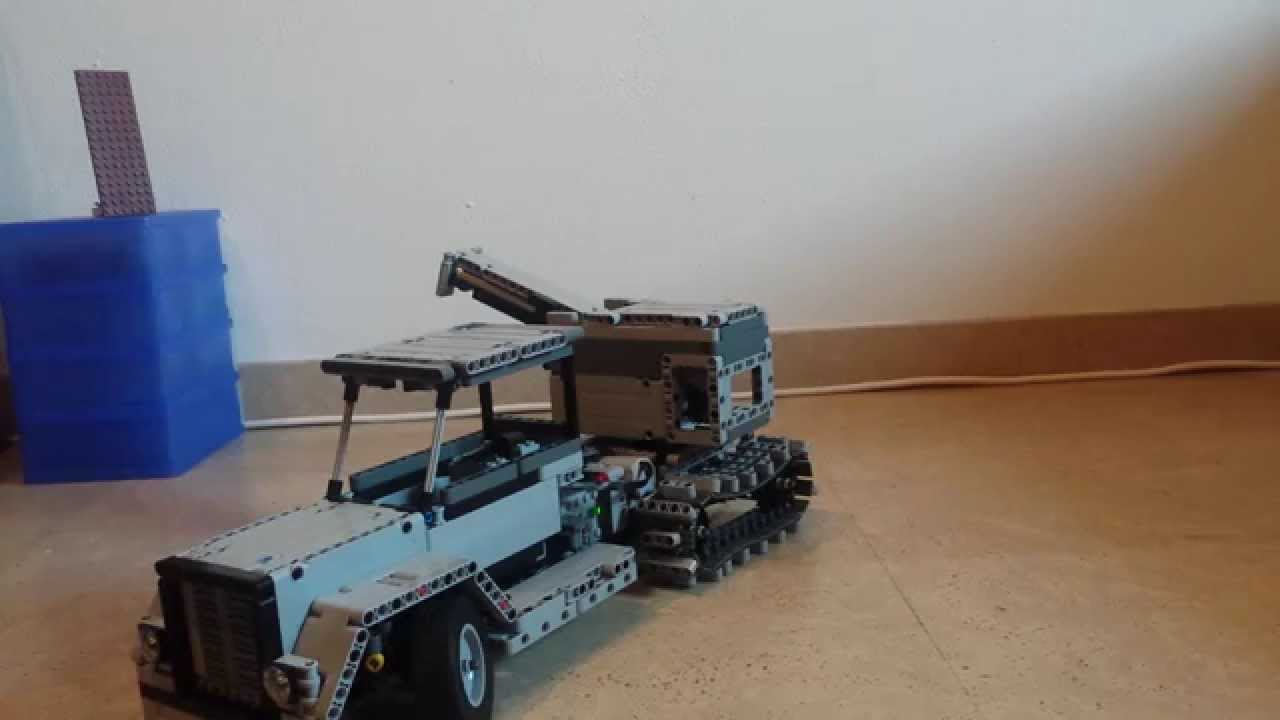 Lego Technic RC shooting halftrack - YouTube