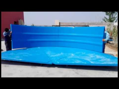 Collapsible Fiberglass Aquaculture RAS Fish Tank(ID5.4M) - YouTube