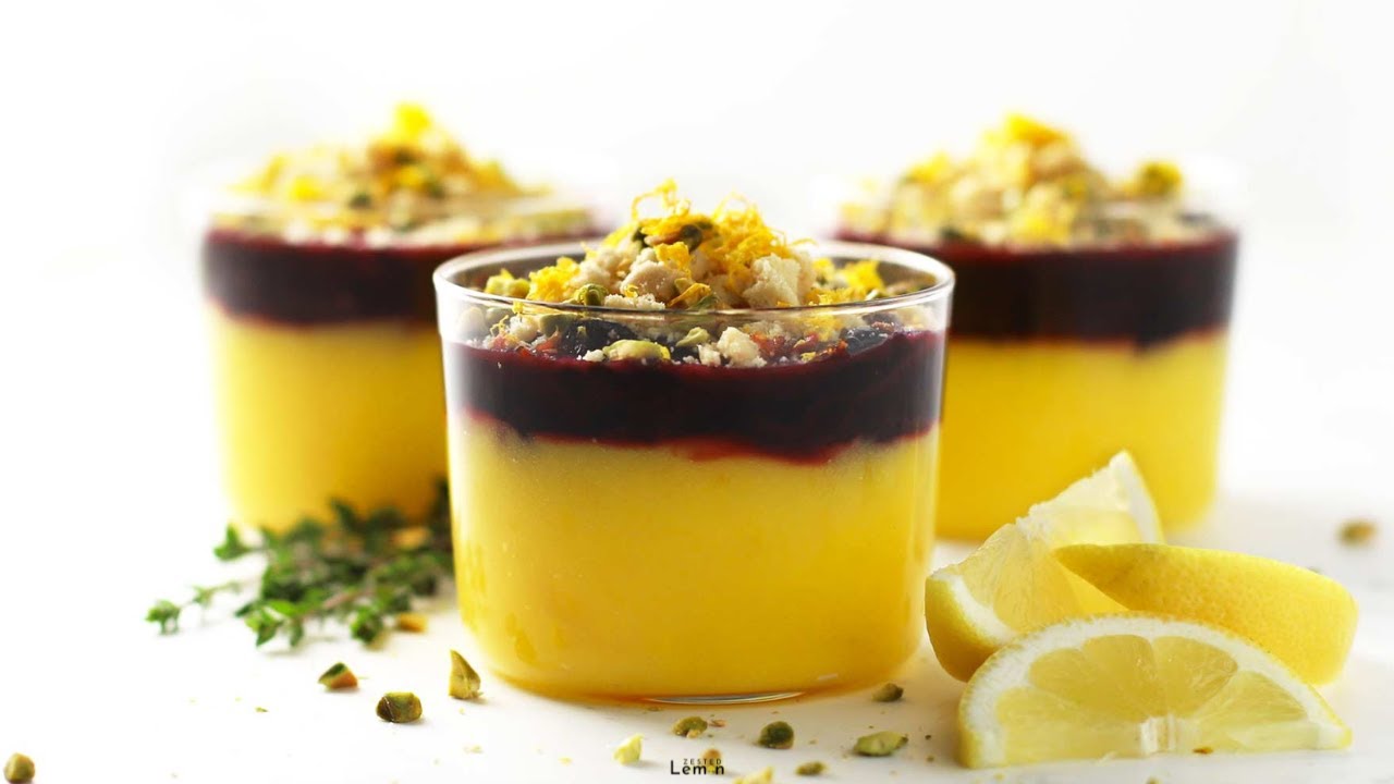 Lemon Curd and Cherry Compote - YouTube