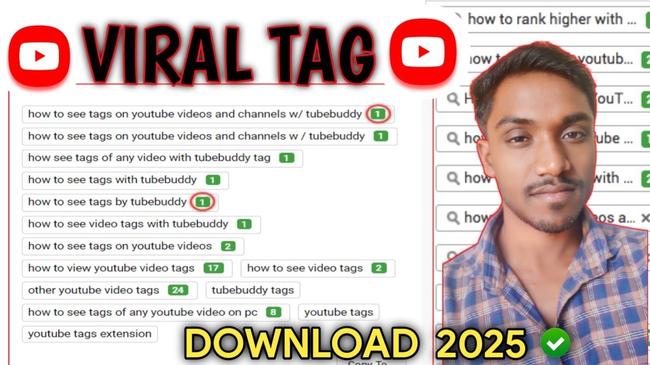 How to Find Best Viral Tags For YouTube Videos 2025! YouTube ka viral ...