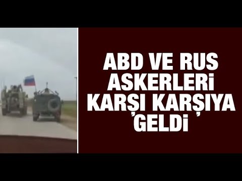 ABD ve Rus askerleri karşı karşıya geldi