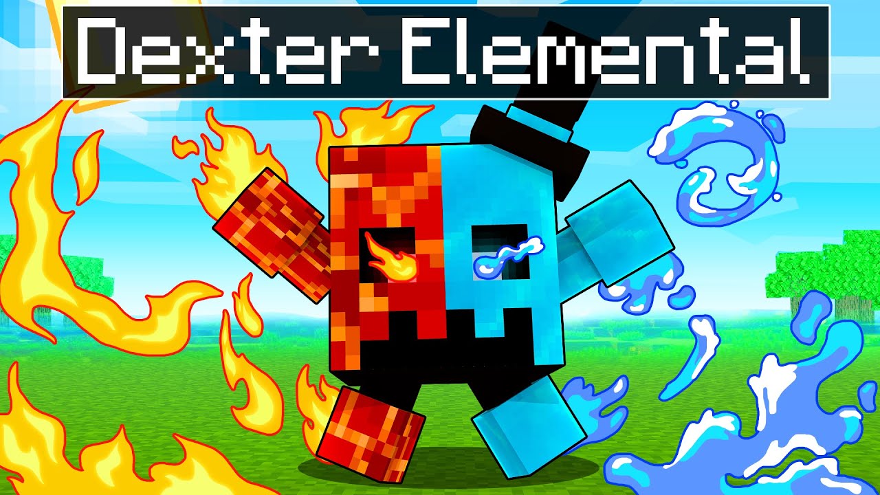 DEXTER tem poderes ELEMENTAIS no Minecraft - YouTube