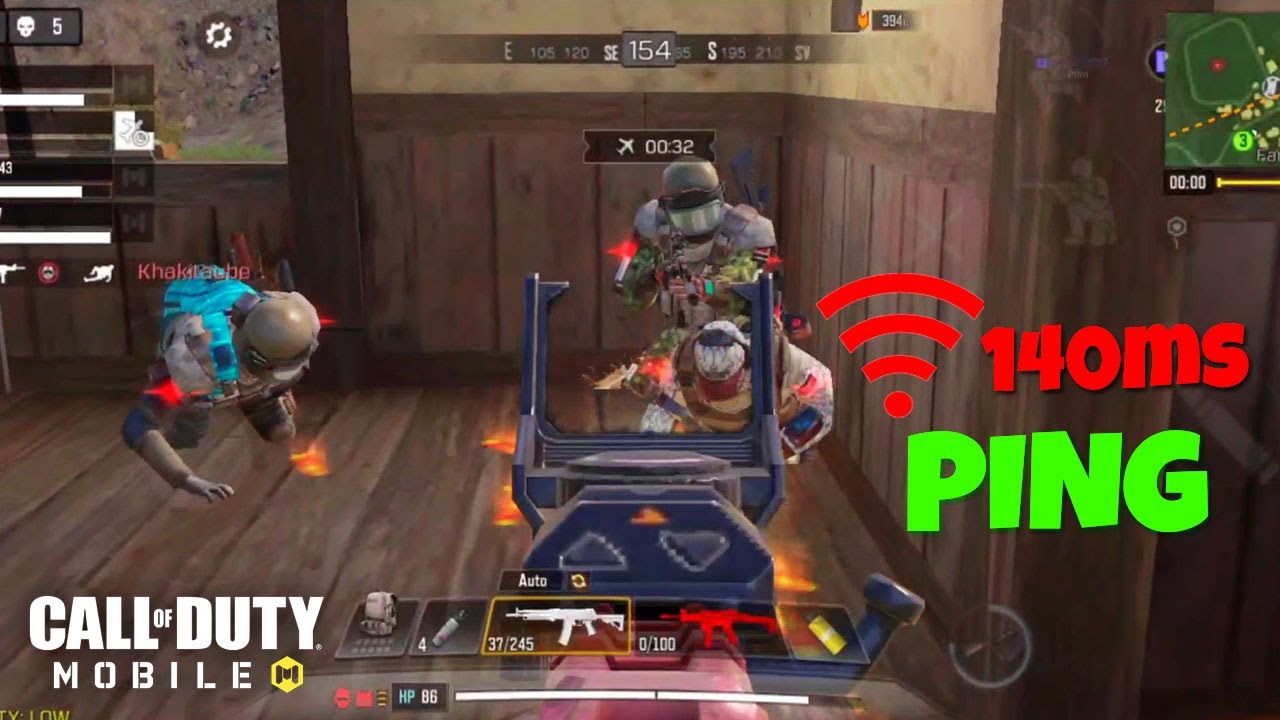 High Ping Gameplay | Call of Duty Mobile Battle Royale Gameplay | CODM ...