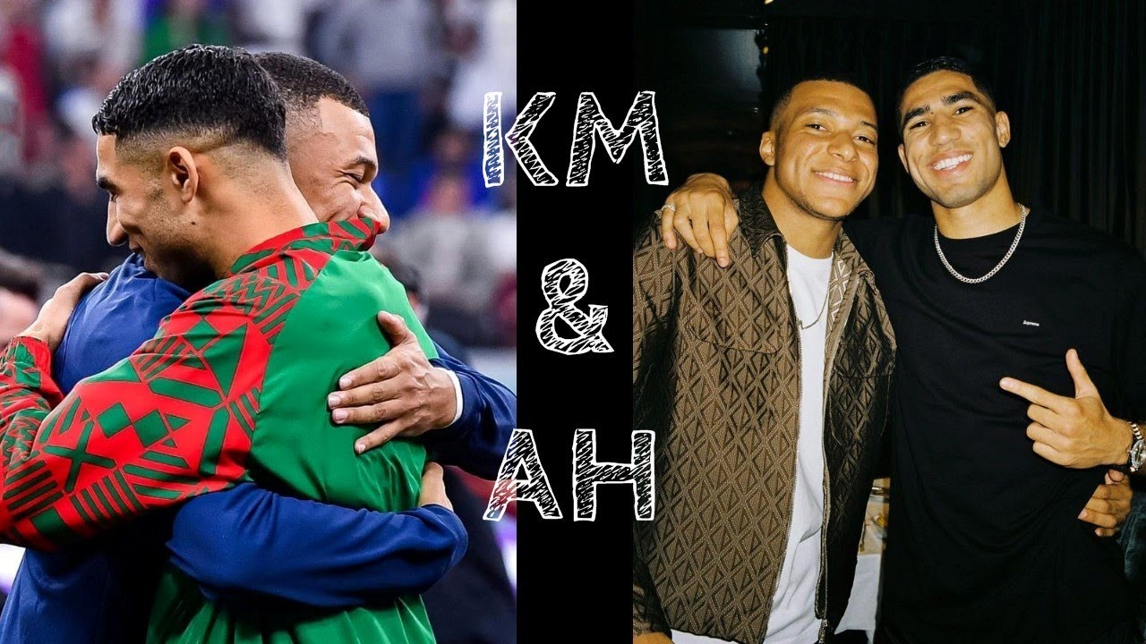 Kylian Mbappé & Achraf Hakimi : plus que des amis, des frères 💪⚽️ # ...