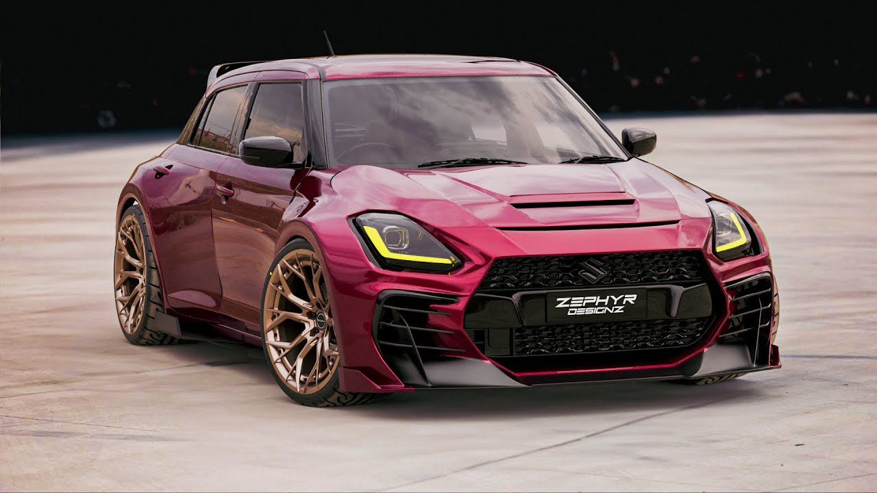Suzuki Swift HARDCORE BodyKit Fully MODIFIED Cinematic 4K - YouTube