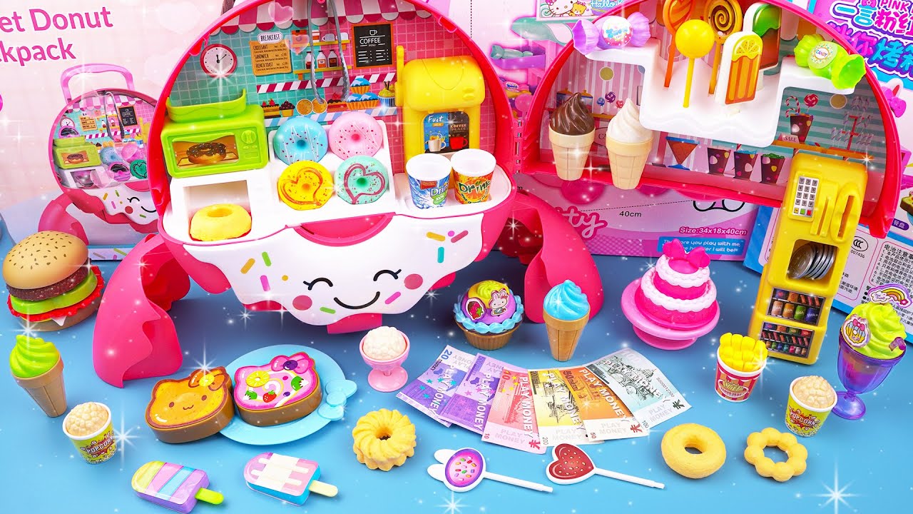 7 Minutes Satisfying with Unboxing Sweet Heart Toy, Donut Backpack ...