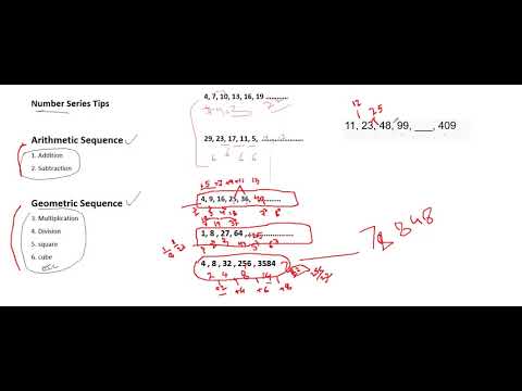 Aptitude Test Number Sequence Tricks - 3 - YouTube
