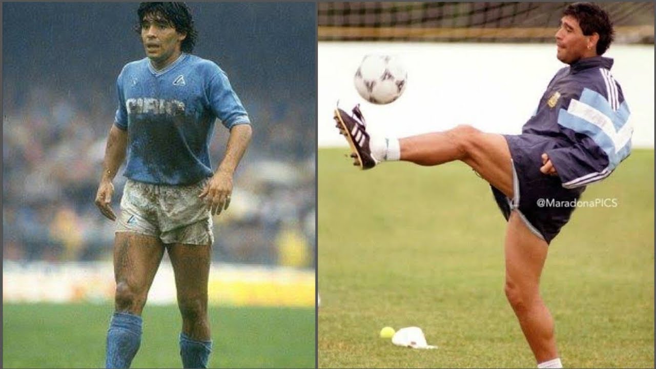 Treino da LENDA Diego Maradona ll FÍSICO & FREESTYLE - YouTube