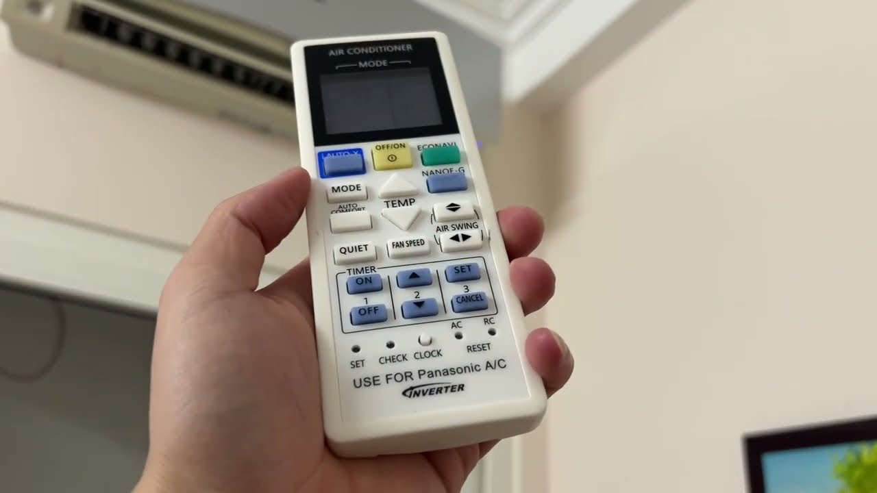 Test Khiển Điều Hoà Panasonic iAuto-X ĐỜI MỚI trước khi đóng gói gửi ...