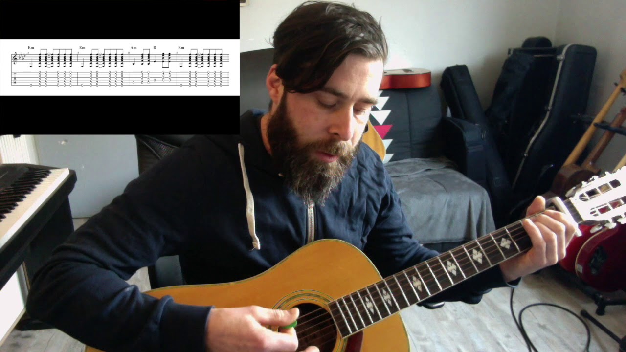 Tuto Guitare debutant - Flou de Angele (Paroles, Accords avec tablature ...