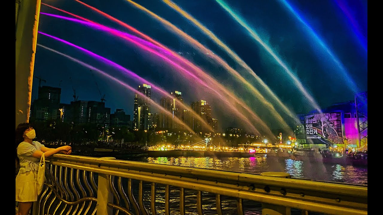 Han River Light Show - YouTube