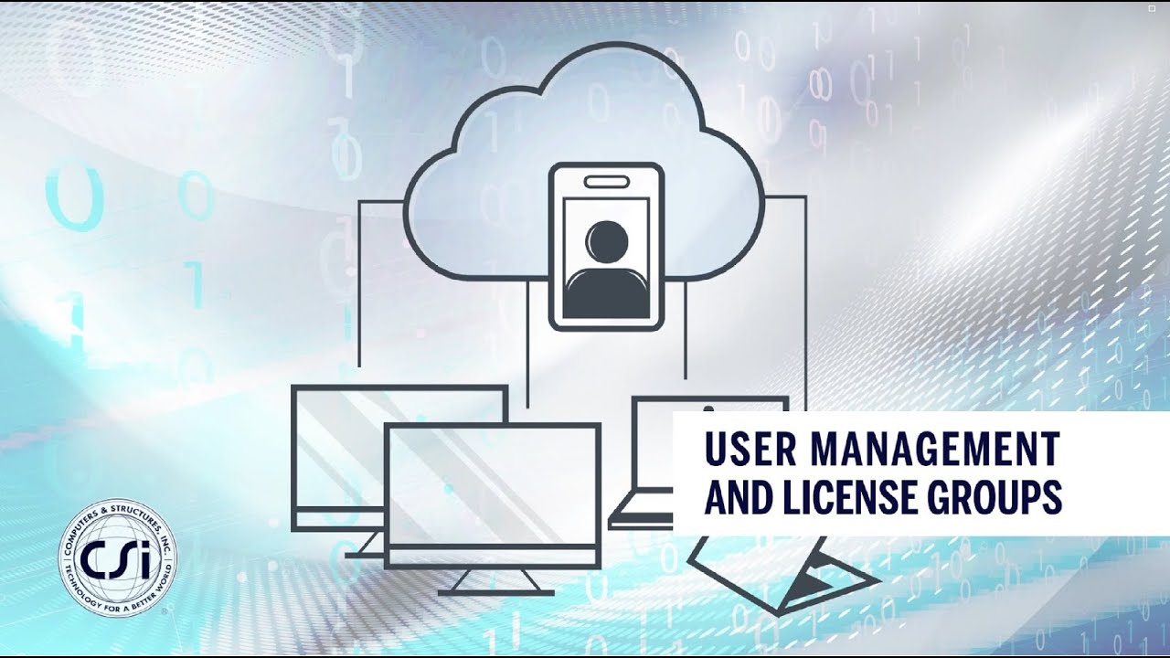 User Management and License Groups - YouTube