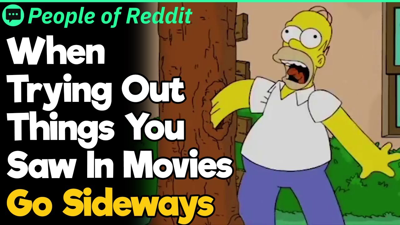 When Trying Out Things You Saw In Movies Go Sideways - YouTube