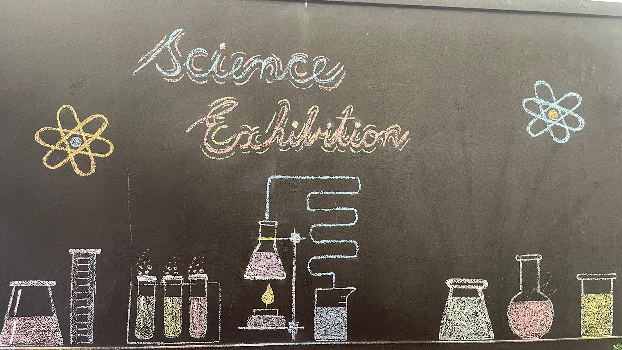 How to decorate science 🧪 black board - YouTube