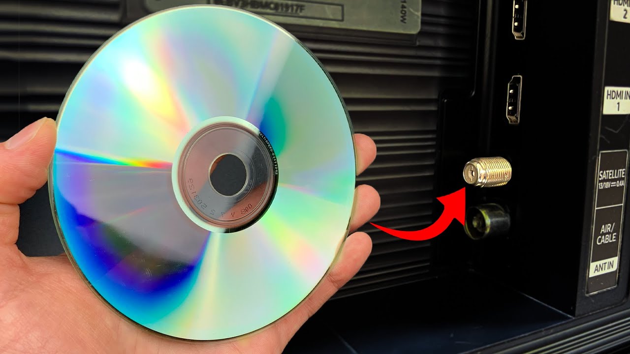 Put a Compact Disc CD on your TV and watch all the channels of the ...