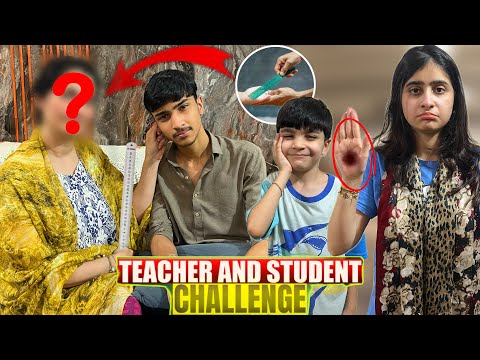 Teacher & Students 😱 Hand Canning & Murga Punishment Challenge | Life With Ahtisham