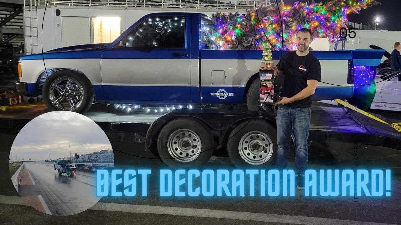 2023 Cleetus Mcfarland Christmas Tree Race! S10 Does A Wheelie Again ...