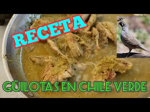 RECETA DE GÜILOTAS EN CHILE DE TOMATILLO ESTILO RANCHO.... - YouTube