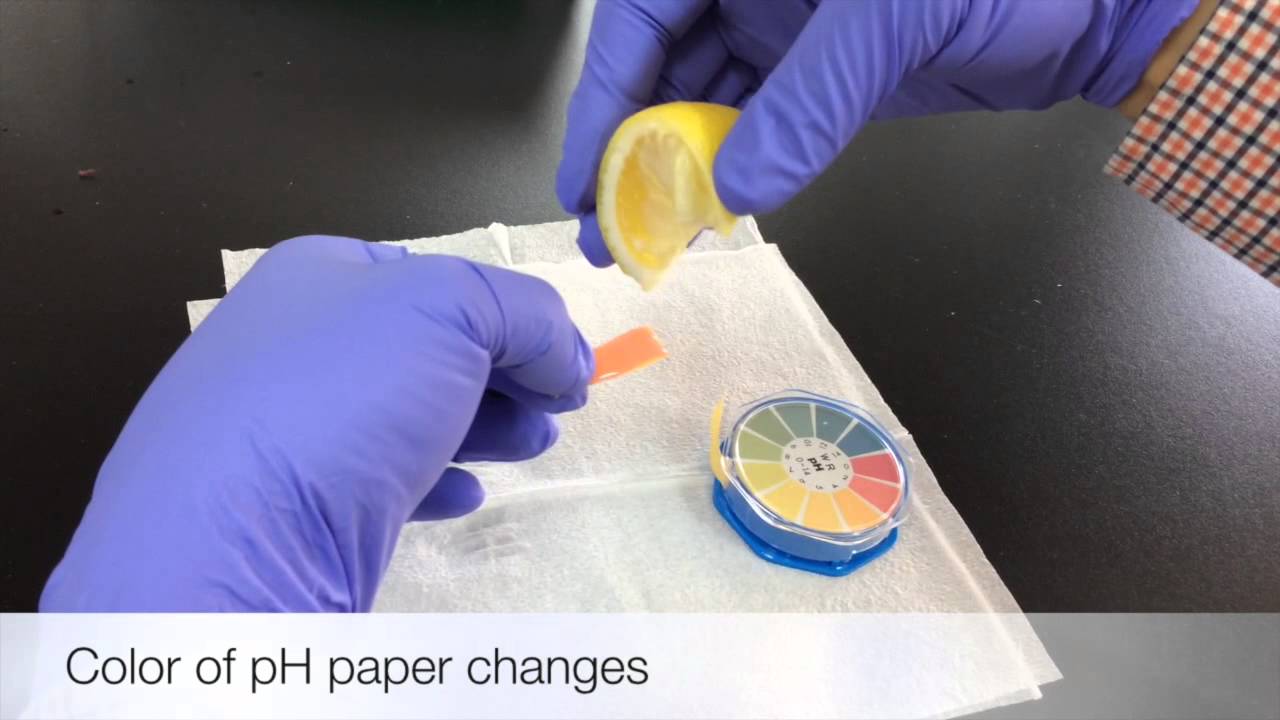 pH of lemon - YouTube
