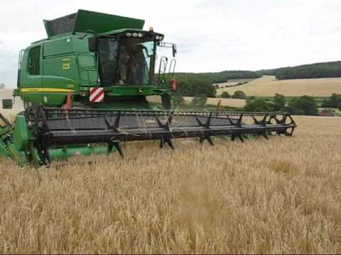 Erstinbetriebnahme John Deere C670 mit Premium-Flow Schneidwerk 9,15 ...