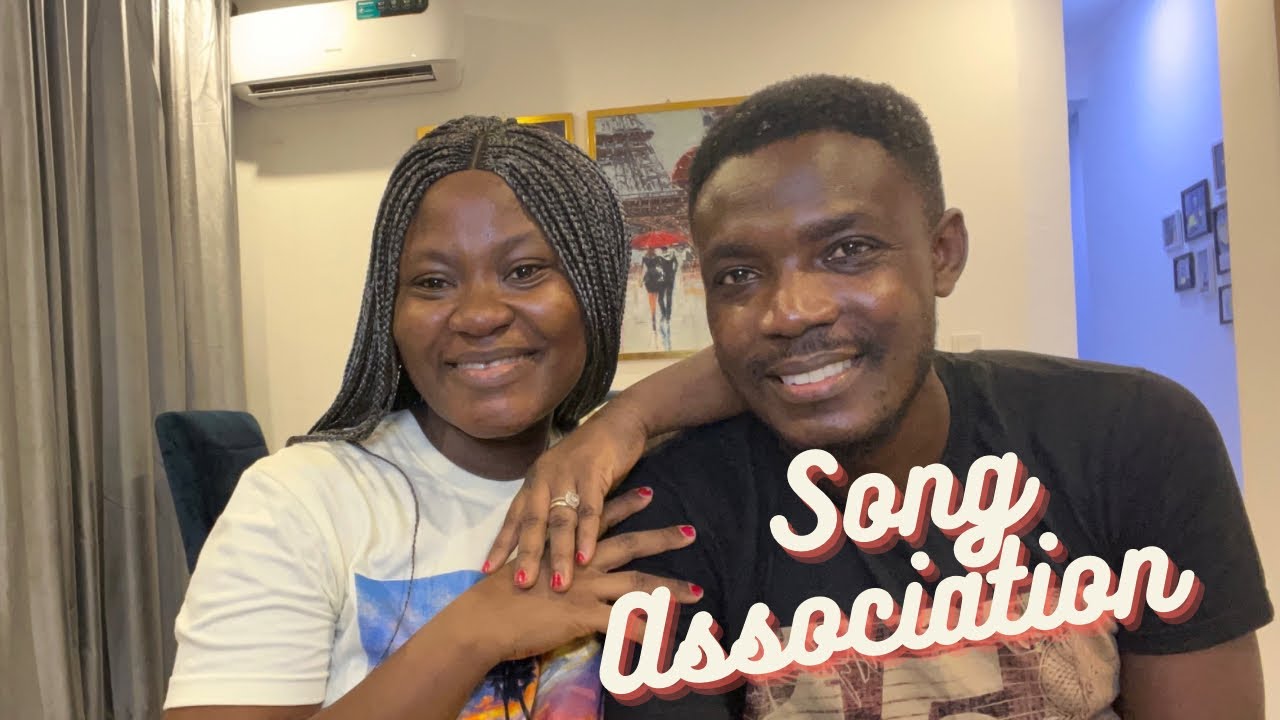 Song Association || Engr Tries to sing || Family time #couplegame# ...