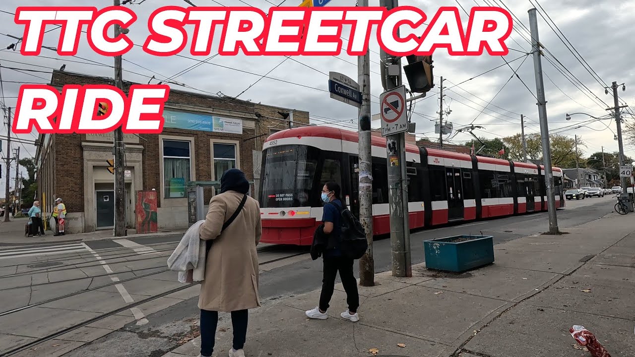 TTC 506 Streetcar Ride from College Station to Coxwell - YouTube