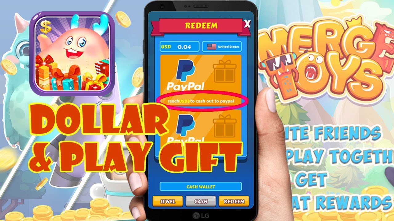 NEW!! MERGE TOYS - Dollar & Play Gift - Get Real Money - WD Min $3 ...