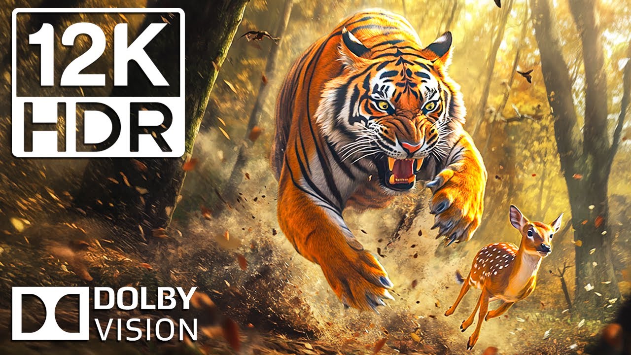 MYSTICAL IN WILDLIFE ANIMALS 12K HDR 120 FPS Dolby Vision Ultra ...
