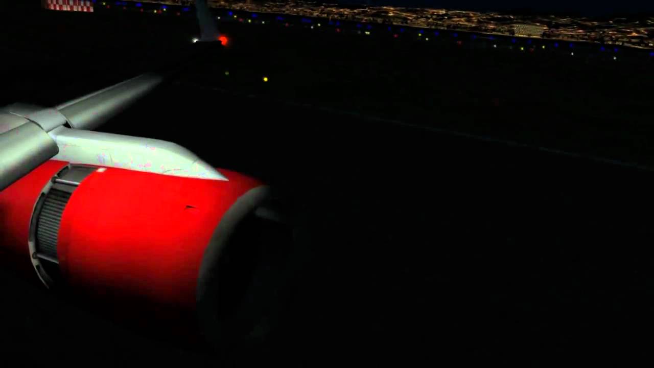 Boeing 757 Night Landing @ San Francisco - YouTube