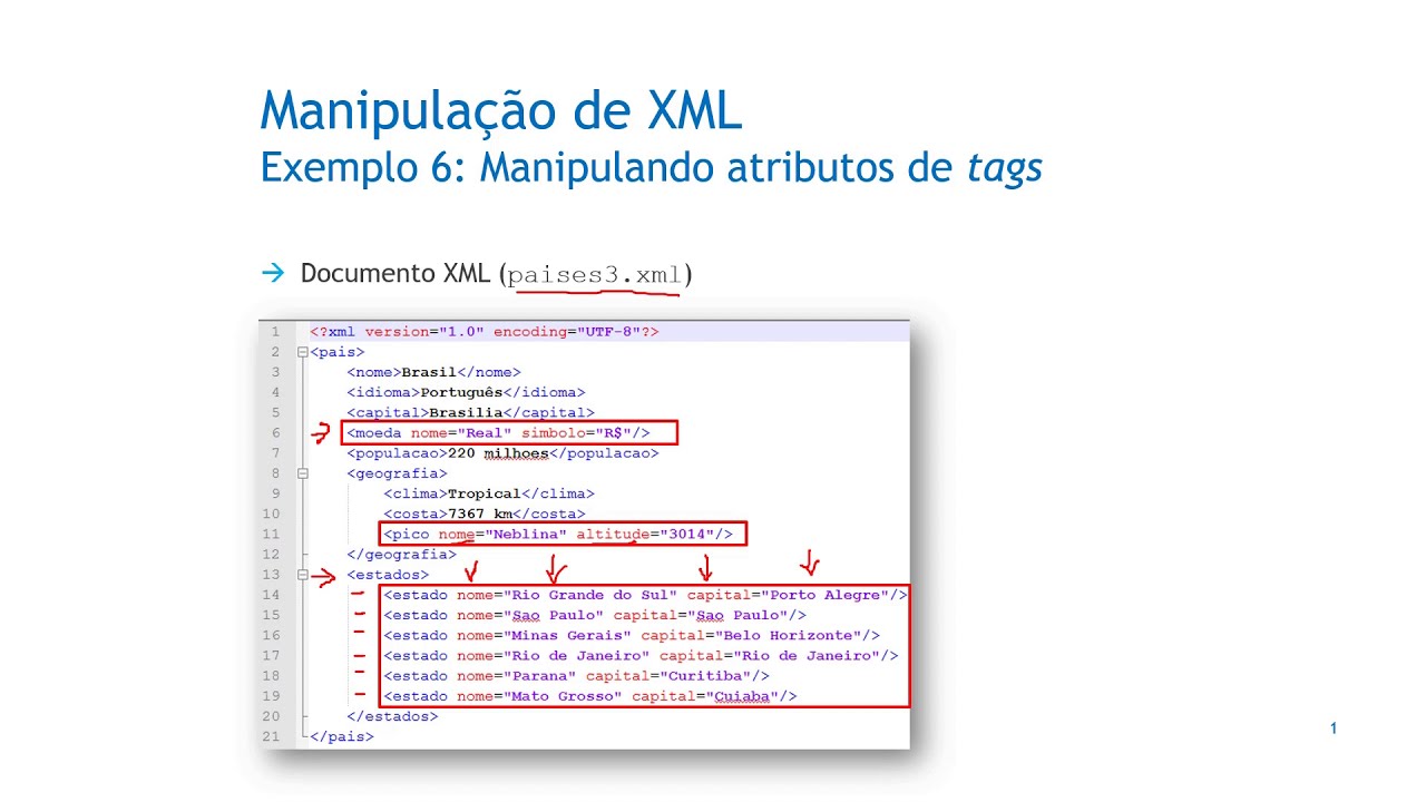 Manipulação De Xml Com Php Manipulando Atributos De Tags Youtube